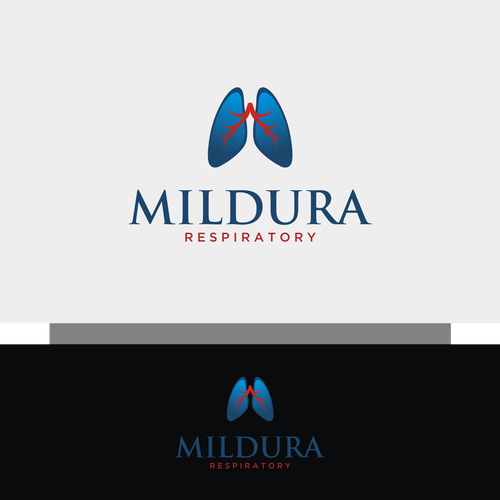 Create a professional, sophisticated logo for a lung function testing ...