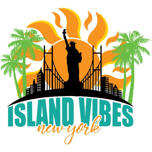 Design a modern logo for show called "Island Vibes NY" | Logo design ...