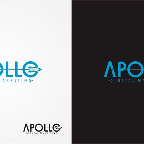 Create an abstract or space themed logo for Apollo Digital Marketing ...