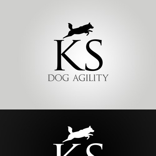 Competition dog agility instructor logo for high-end dog training ...