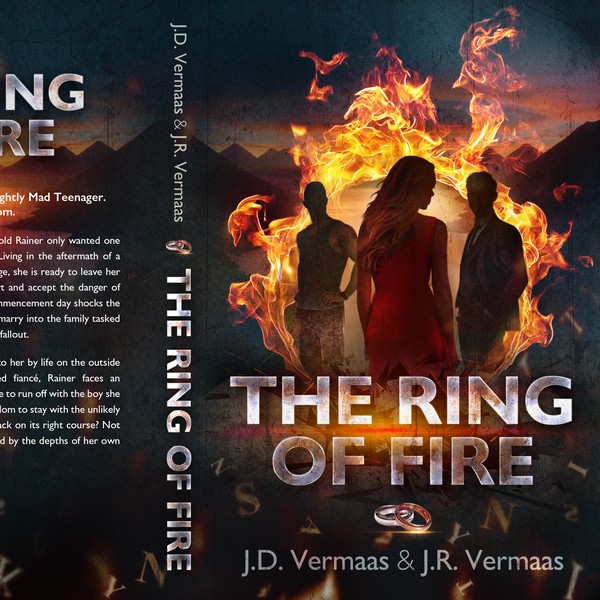 Design a book cover for action-packed western novel “hell's fire ...