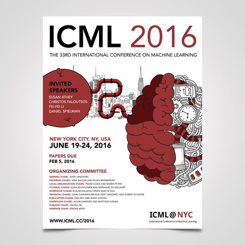 Design a poster for the 33rd International Conference on Machine ...