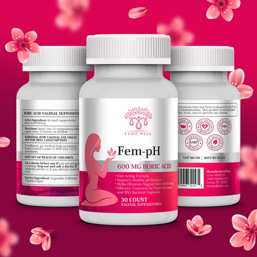 Designs | Feminine eye-catching label for woman's product | Product ...