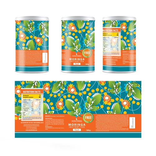 Designs | Unique Label Artwork for Moringa Tea that will Pop on the ...