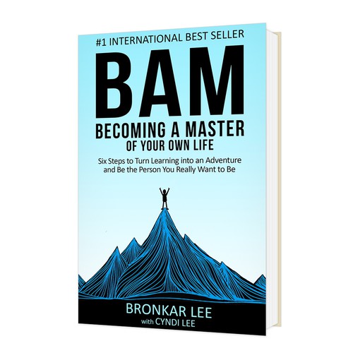 Create a BOLD, powerful, and fun book cover, back and spine for Bronkar ...