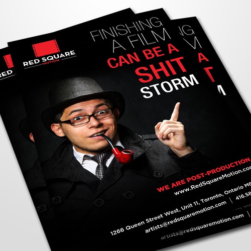 Designs | Video Post Production Company flyer | Postcard, flyer or ...