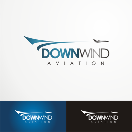 logo for Downwind Aviation | Logo design contest
