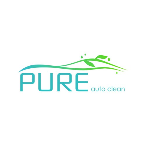 Create a logo for an Eco friendly car wash (uses 1 cup of water per ...