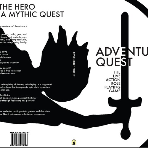 Book Cover for Adventure Quest, the Live-Action Roleplaying Game | Book ...