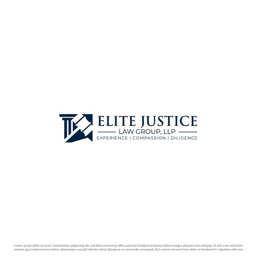 Designs | Elite Justice Law Group needs an empowering logo! | Logo ...
