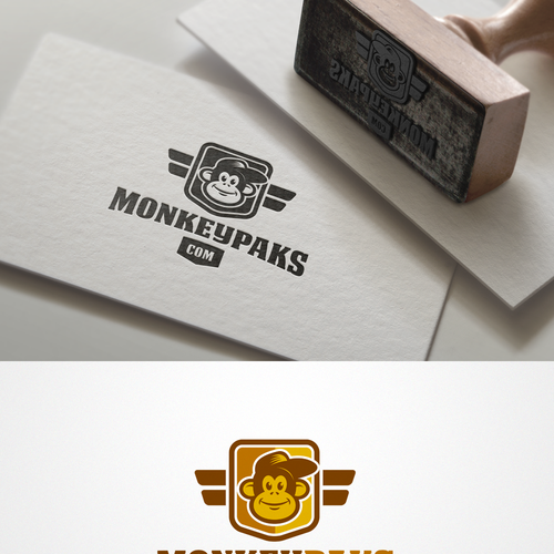 Create our logo for our new monkey paks backpacks. | Logo design contest