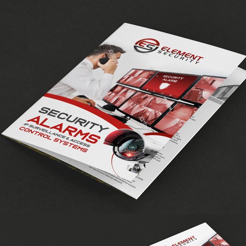A4 Brochure Design - Security company - plenty work to follow for the ...