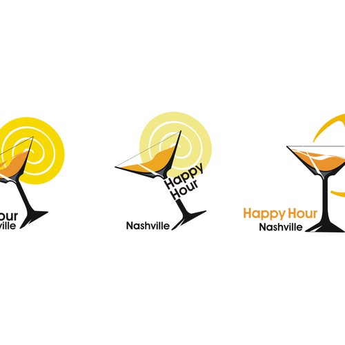 Modern Logo for a Happy Hour Company | Logo design contest