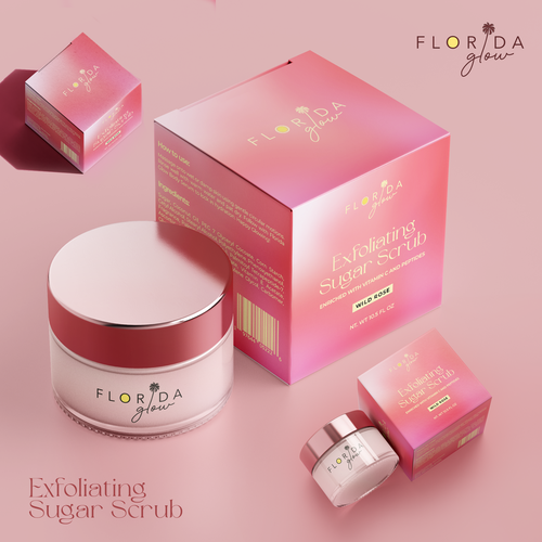 Designs | Exfoliating sugar scrub box re-design | Product packaging contest
