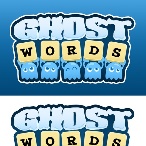 Logo for iPhone game app called Ghost Words | Logo design contest