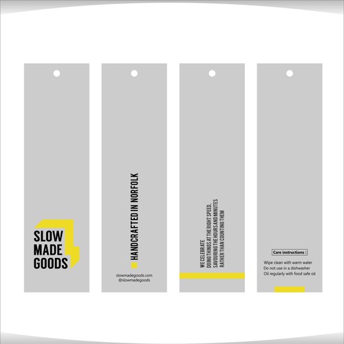 Designs | Swing Ticket Design | Product packaging contest