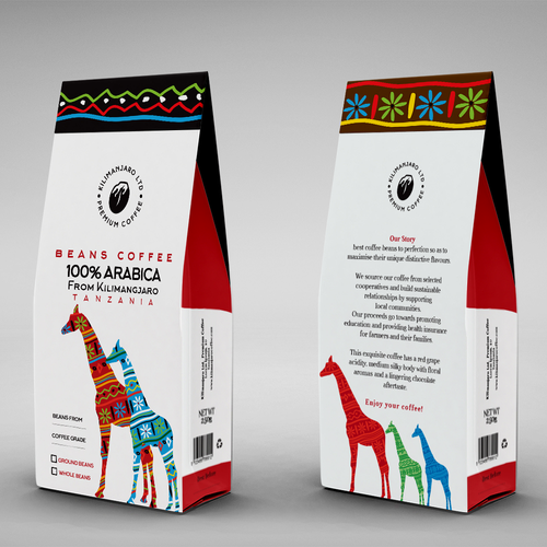 Design an attractive specialty coffee bean bag | Product packaging contest