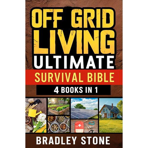 Designs | Off Grid Survival Book Cover | Book cover contest
