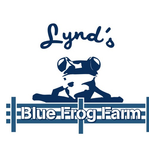 logo for Lynd's Blue Frog Farm | Logo design contest
