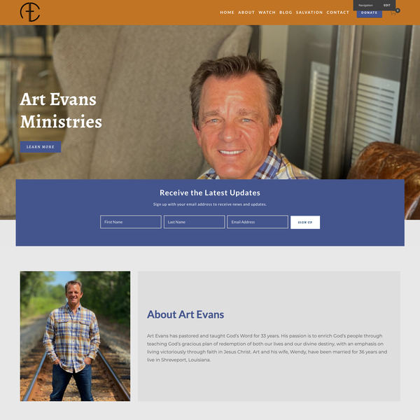 Lessons.church website redesign | Web page design contest | 99designs