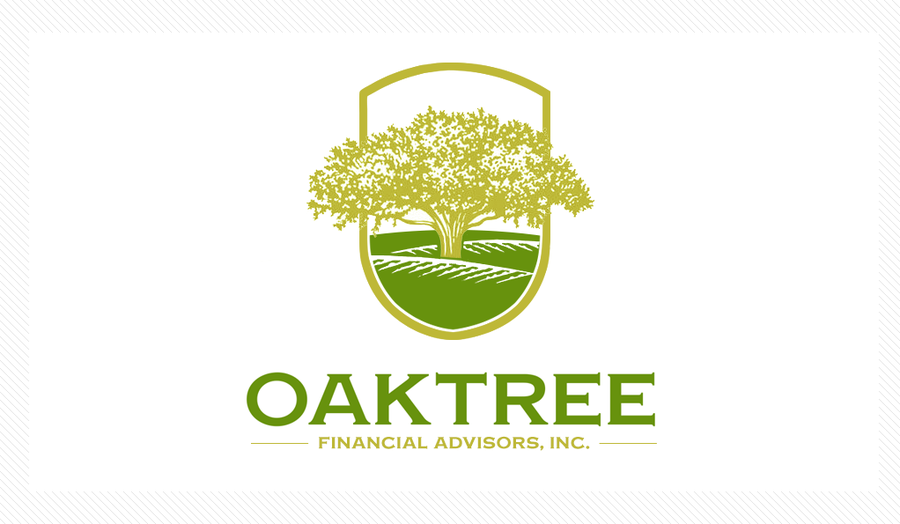 Create high-end logo of oak tree for investment and financial planning ...
