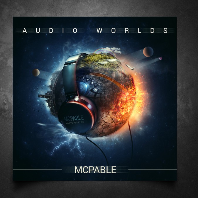 Design an out-of-this-world album cover for "Audio Worlds" - electronic ...