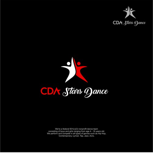 Create an fun & intriguing dance inspired logo for CDA Stars nonprofit ...