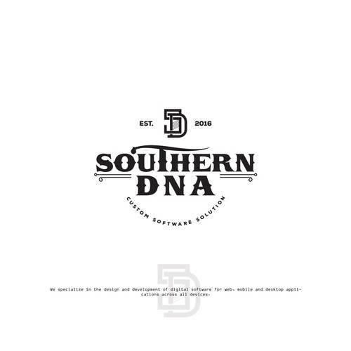 Design a vintage Southern inspired logo for Southern DNA. | Logo design ...