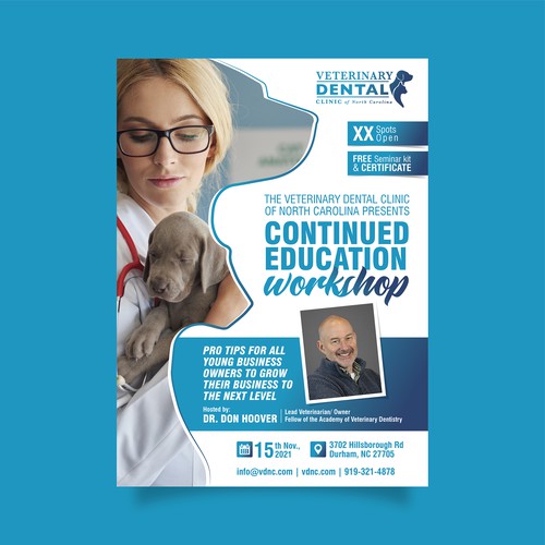 Designs | Veterinarian Workshop Flyer | Postcard, flyer or print contest
