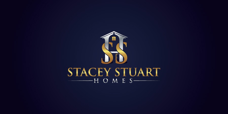 Bold-Elegant-Classy logo w/ SSH, swirly S's, H for a house, Shiny Gold ...