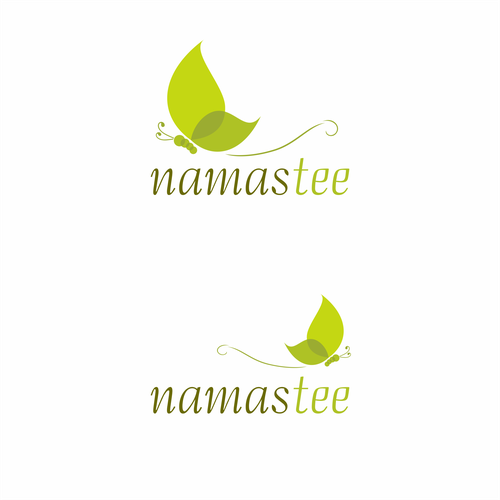 namastee - logo for tea packaging and tea bottles ("tee"--> german word ...