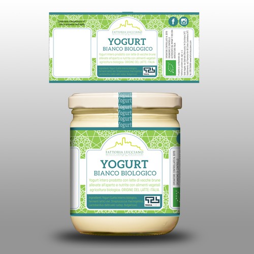 Guide label for cheese and yogurt | Product label contest