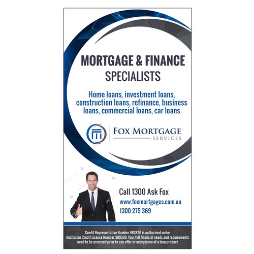 design a stand-out pull up banner for finance broker (PULL UP BANNER ...