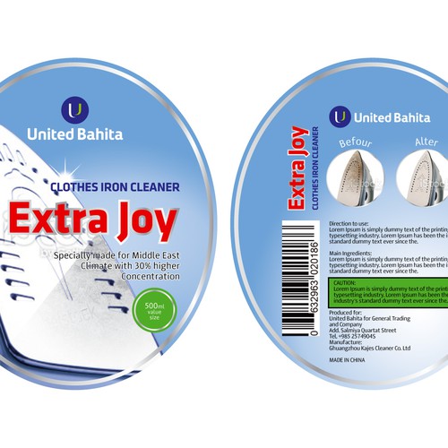 Designs | Design a capturing & informative label for a quirky cleaning ...