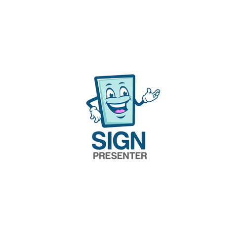 Logo for Digital Signage Software; SignPresenter | Logo design contest