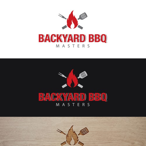 Create a logo for Backyard BBQ Masters line of outdoor cooking ...