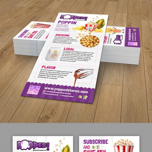 Designs | Updated Popcorn Rack Card | Postcard, flyer or print contest
