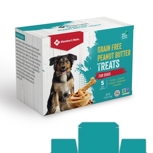 Designs | Human Grade Dog Treats Box Packaging | Product packaging contest