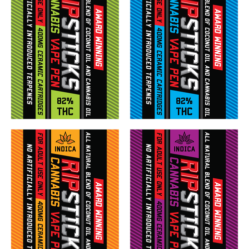 Designs | design a label for Rip Sticks Cannabis Vape Pen | Product ...