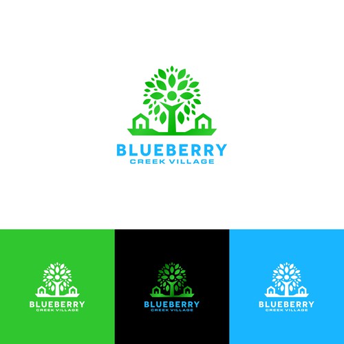 Designs | Create an eco-conscious logo for BlueBerry Creek Village ...