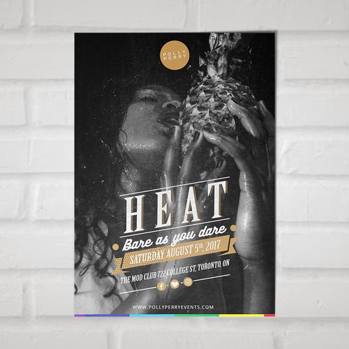Create a Vintage Edgy Sexy Club Event Flyer: Instagram Tiles & Facebook ...