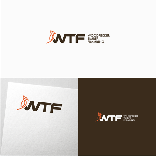 Designs | WTF logo for Woodpecker Timber Framing | Logo & business card ...