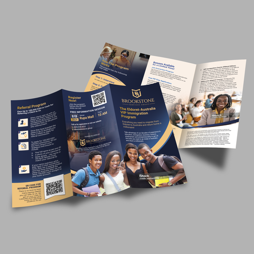 Designs | Design Trifold Pamphlet for Premium Education/Immigration ...