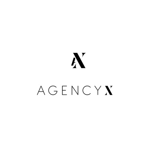 Designs | Clean, classic logo with sharp lines for AGENCY X | Logo ...