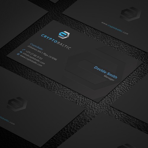 Cryptocurrency & Blockchain Business Card Company | Business card contest