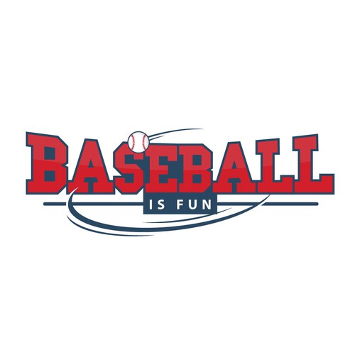 Create a baseball-themed logo for Baseball Is Fun. | Logo design contest