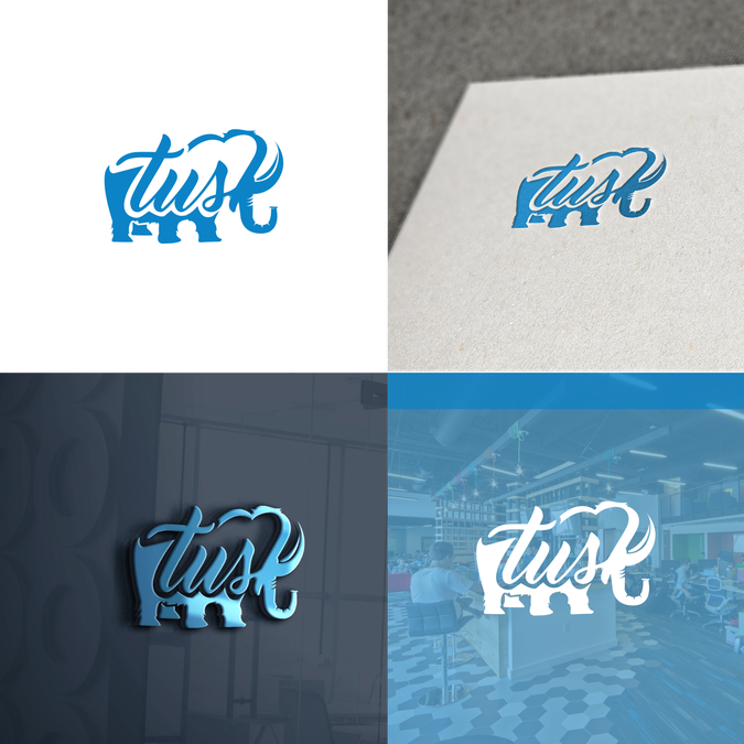 Simple, Yet Challenging Mammoth Tusk Logo | Logo design contest
