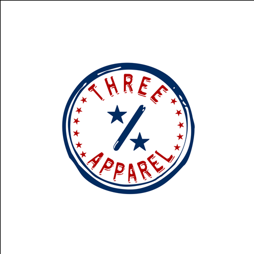Create an eye catching brand logo for Three Percent Apparel | Logo ...