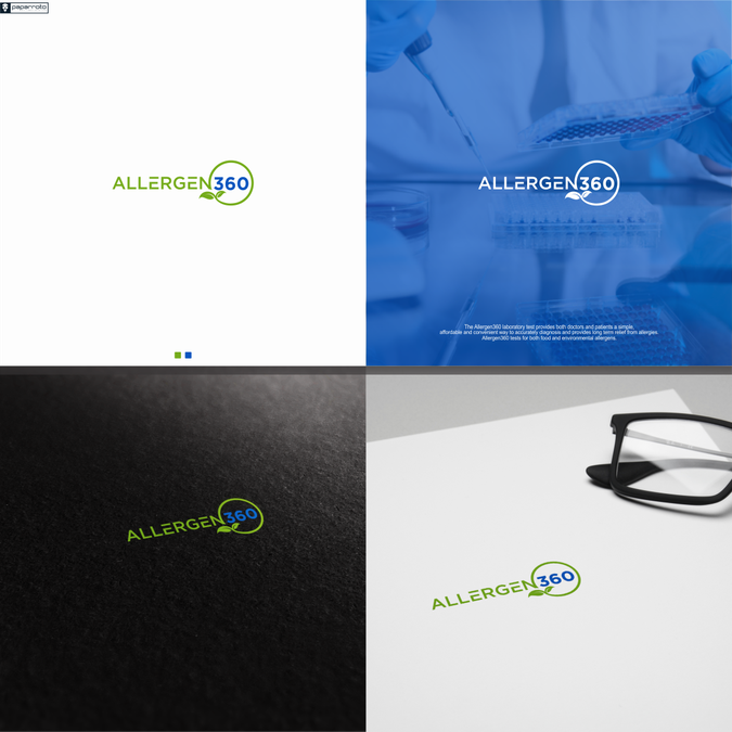Logo design for an advanced laboratory test (Allergen360) for allergies ...