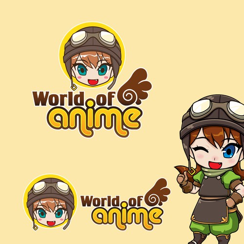 Design a Chibi logo for the World of Anime Webstore | Logo design contest